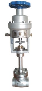 Cryogenic Pneumatic Shut Off Valve Flange Connection For LNG/LO2/LN2/LAr