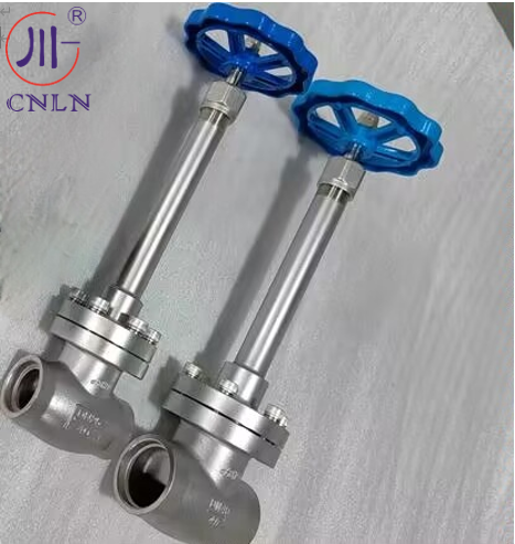 PN40 DN25/DN40 Stainless Steel Low Temperature Globe Valve For LNG/LOX ...