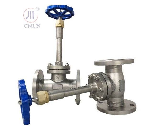 Low Temperature Flanged Globe Valve CF3/CF8 DN50 SS304/SS316 For LNG ...