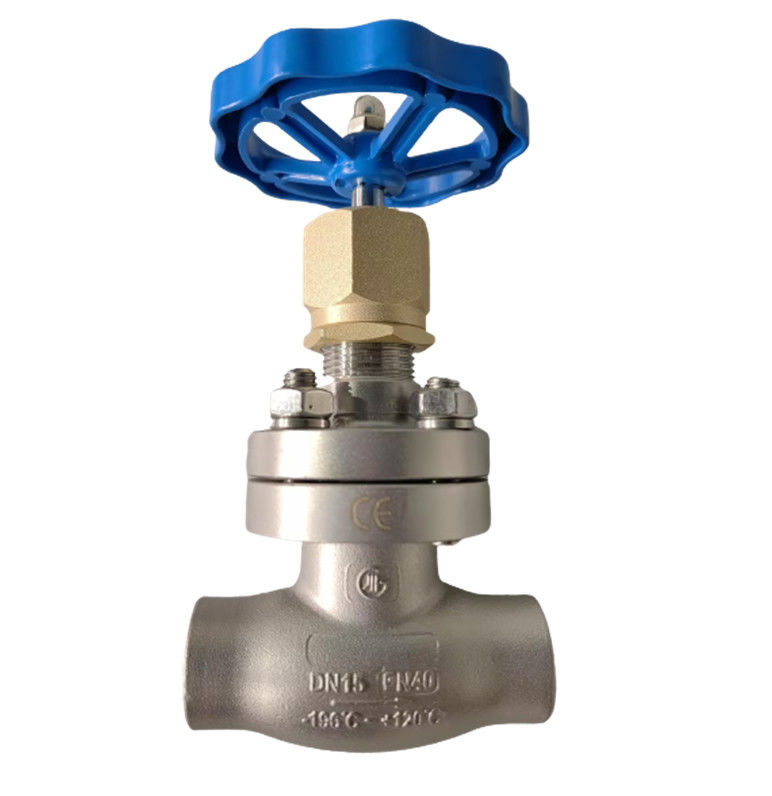Sort stem LN2 DN25 Cryogenic Socket Weld Globe Valve DJ61F-40P for LNG/LOX/LN2/LAR/LCO2