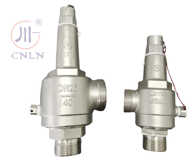DN25/DN15 Stainless Steel Cryogenic Safety Valve For LNG/LOX/LN2/LAR/LCO2