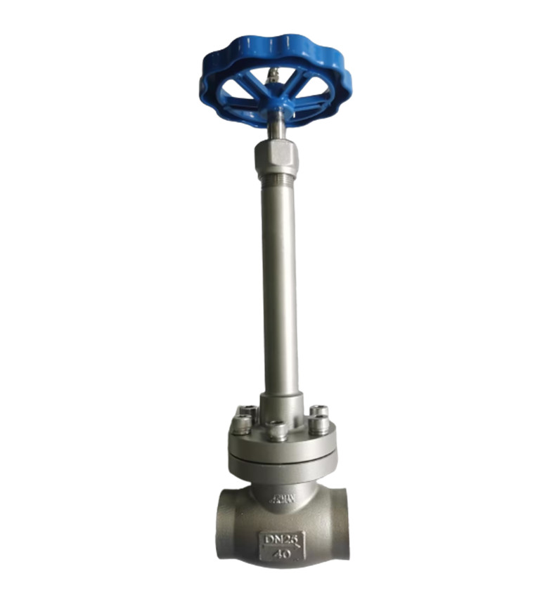 SS304/316 Long Stem Cryogenic Globe Valve For Cryogenic Storage Tank